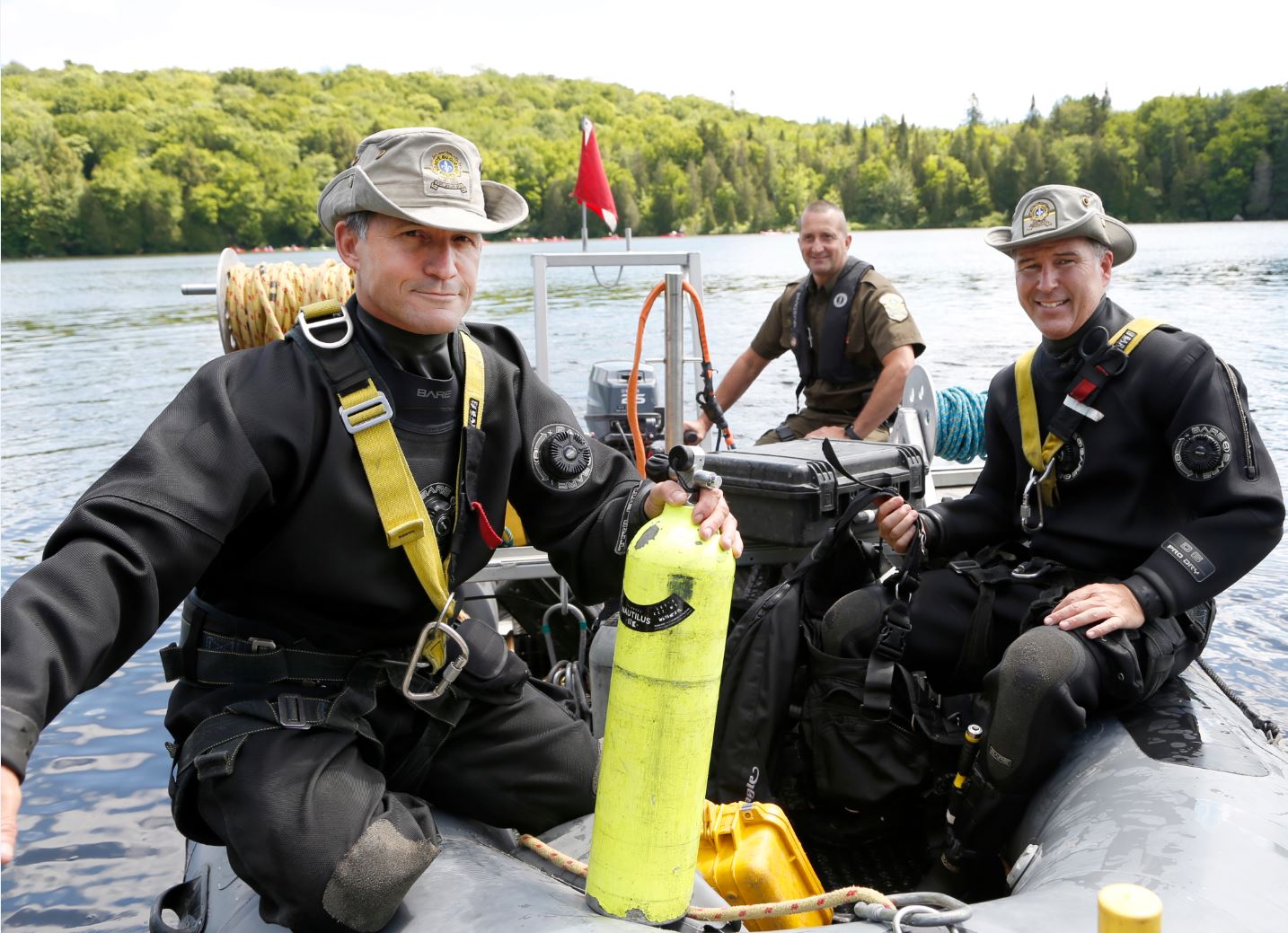 Plongeurs : une équipe soudée pour retrouver