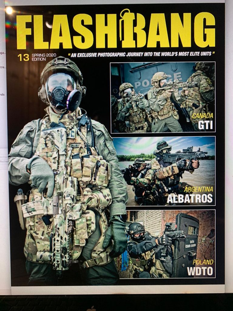 Le GTI en Une d’un magazine international - Sûreté du Québec