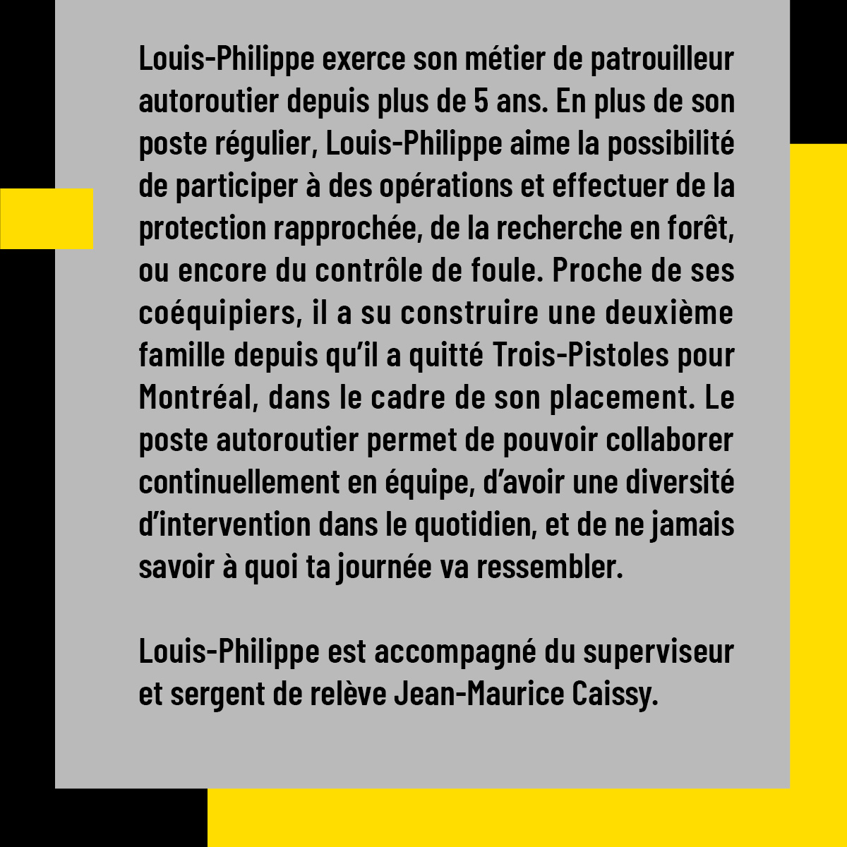 Deviens qui tu es - Sûreté du Québec